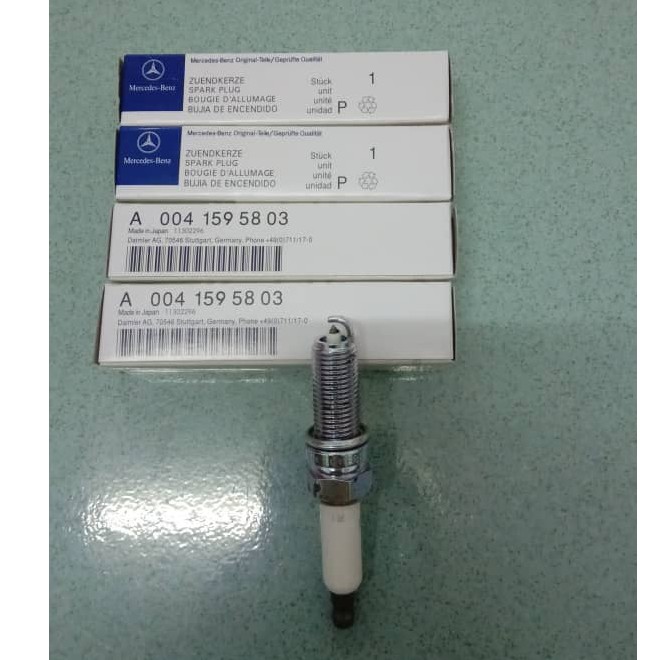 0041595803 0041591803 SET 4 PCS Spark Plug for Mercedes M272-W221 W164 ...
