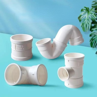 PVC Accessory 50 Elbow 75 Straight Bend 110 Downcomer Pipe Direct Tee P ...