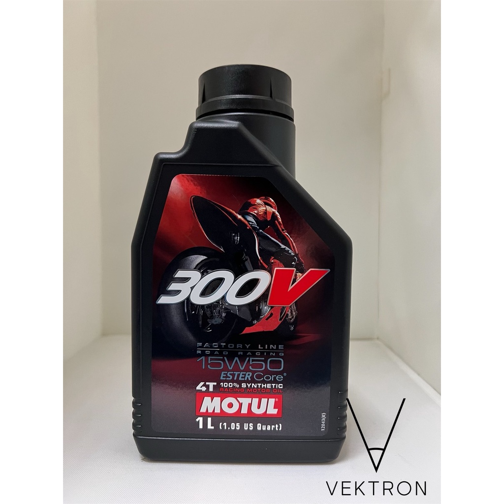 Motul 300V FL 4T 15W50 Factory Line Road Racing 1L | Shopee Singapore