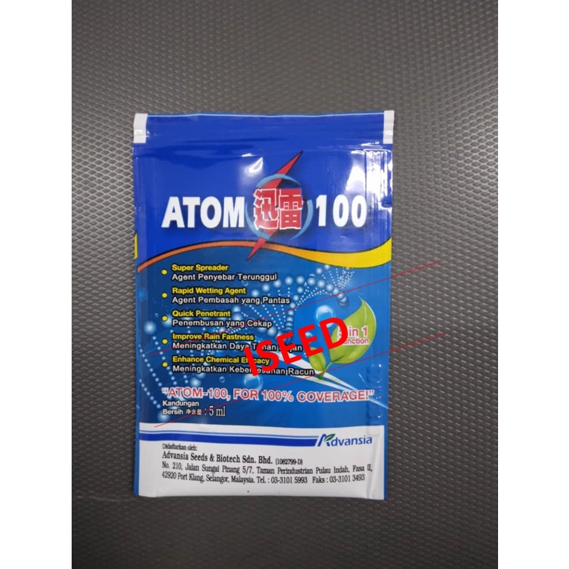 Advansia Atom 100 Surfactant 5ML (super spreader, Enhance and quick penetrant) | Shopee Singapore