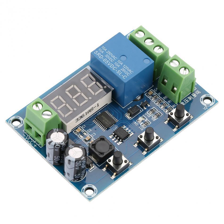 battery charging and discharging module integrated voltage meter under ...