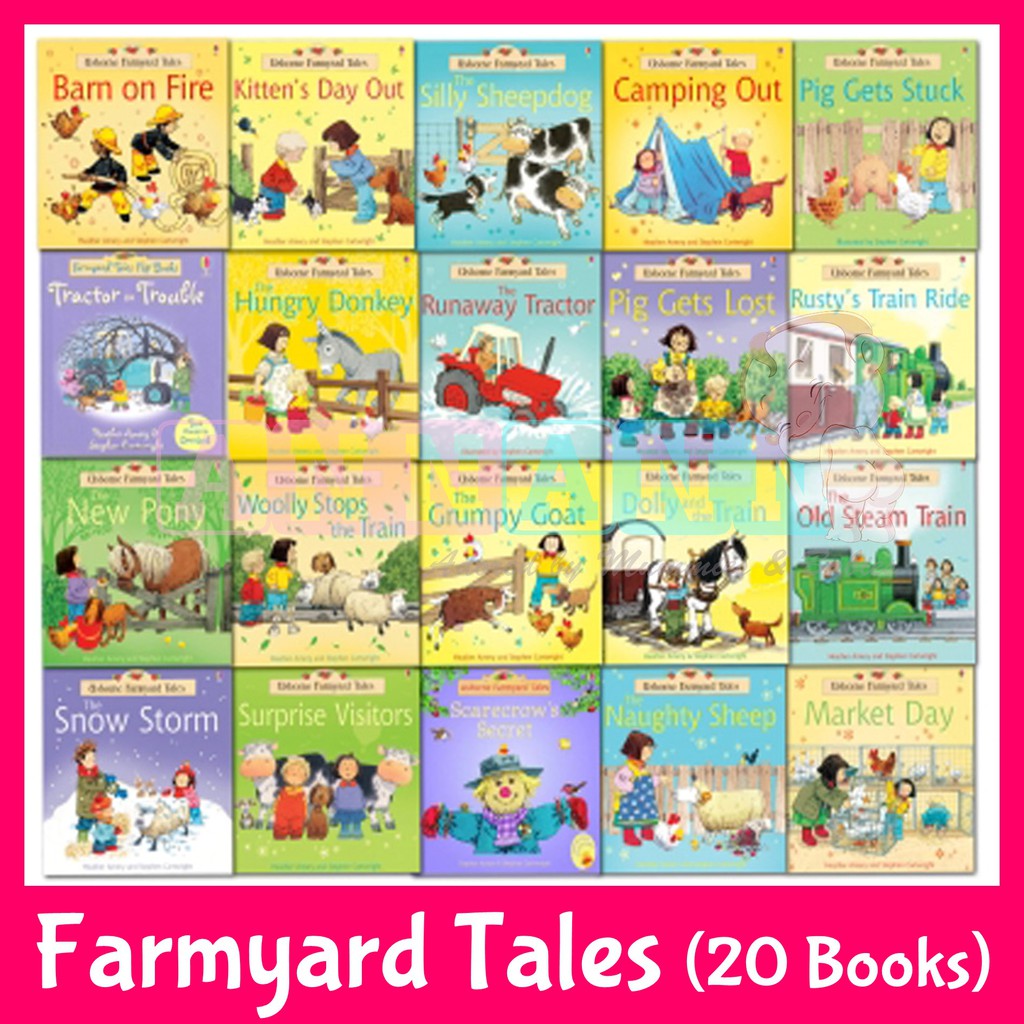 ★20 Books★Original Usborne English Phonics Farmyard Tales / FIrst ...