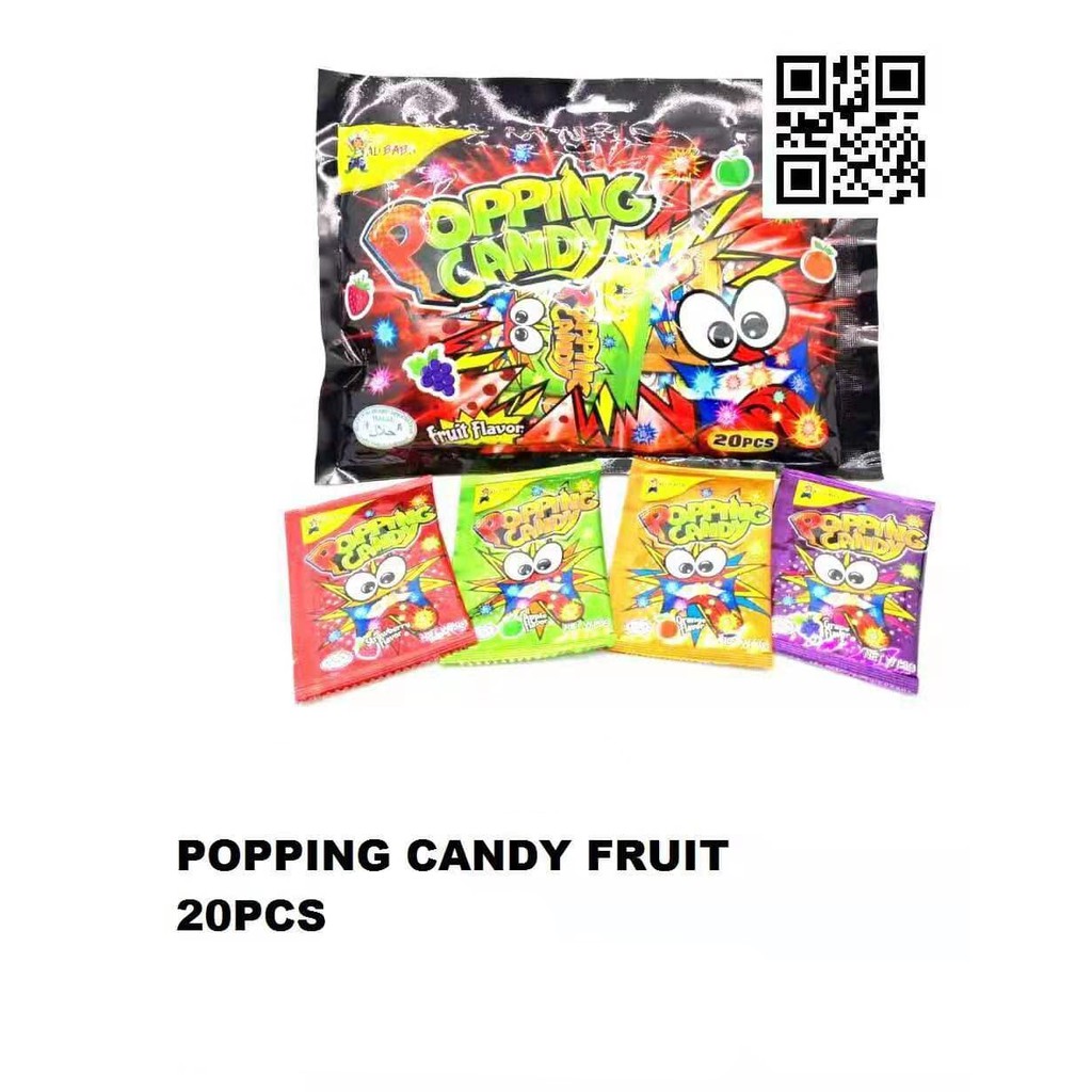 POPPING CANDY FRUIT FLAVOR 20PCS | Shopee Singapore