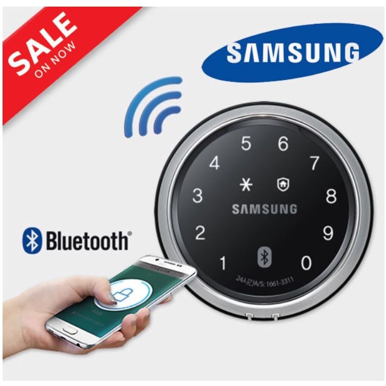 [SAMSUNG] Smart digital door lock / Bluetooth security safe home wide ...
