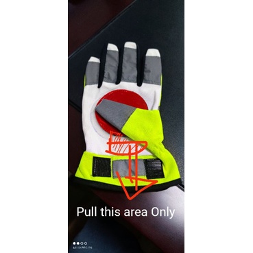 TMO Traffic Marshal Traffic Control Slim Fit Reflective Gloves Ver 3.0 ...