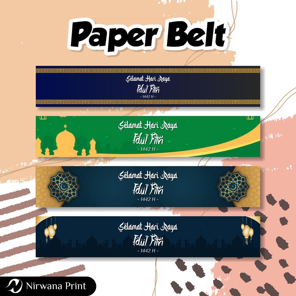 Paper BELT Fasting & Eid/PAPER SLEEVE/LABEL Seal BOX/PACKAGING SLEEV ...