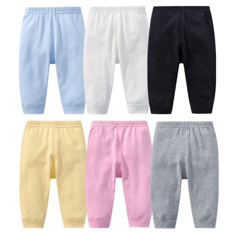 OrangeMom Newborn Clothes Pure Cotton Baby Long Pants 6 Colors Soft ...