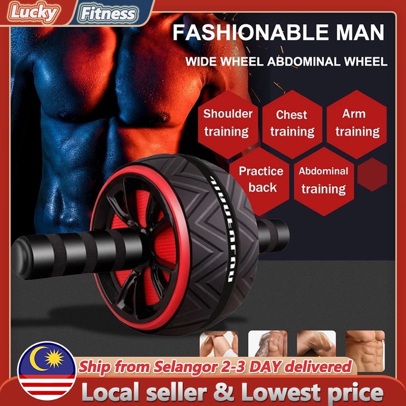 BPS AB Roller Wheel Body Building Exercises Trainer Abdominal ABS ...