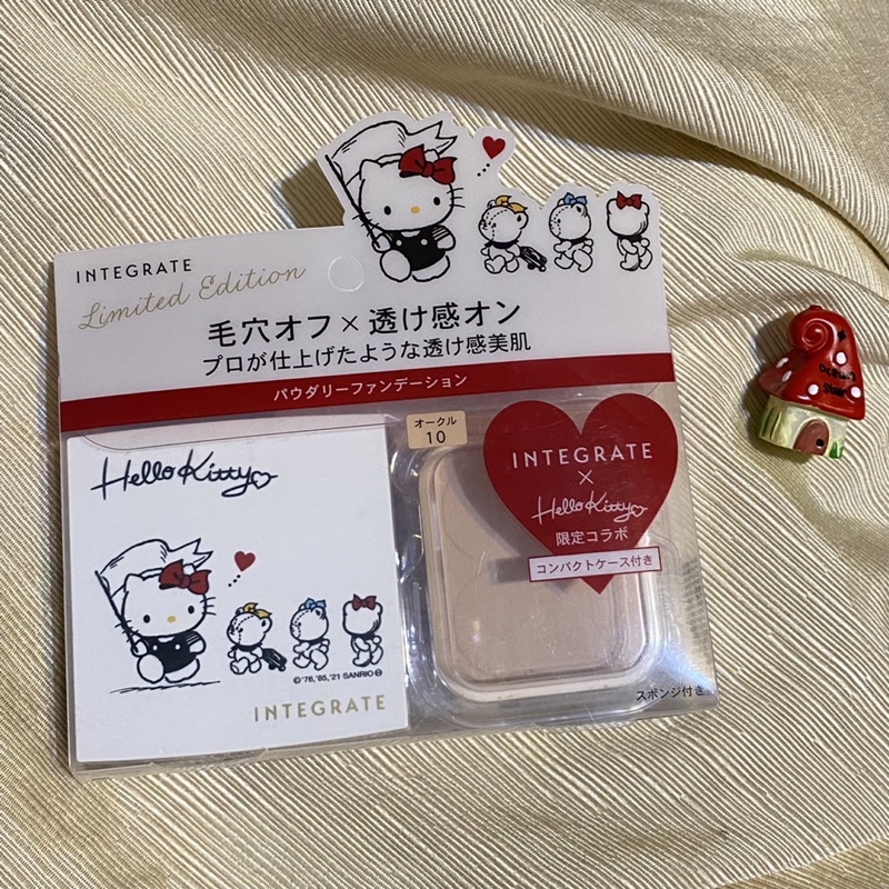 INTEGRATE Soft Focus Light Transparent Skin Pressed Powder n X Hello Kitty Disney Cinderella Co ...