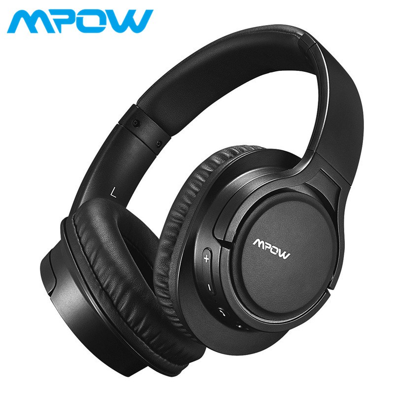 Mpow H7 Bluetooth Headphones Over Ear Stereo Wireless Headset with Mic ...