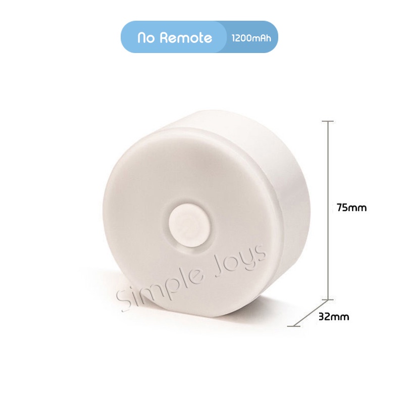 Button LED Night Light Rechargeable Super Long Lasting | Shopee Singapore