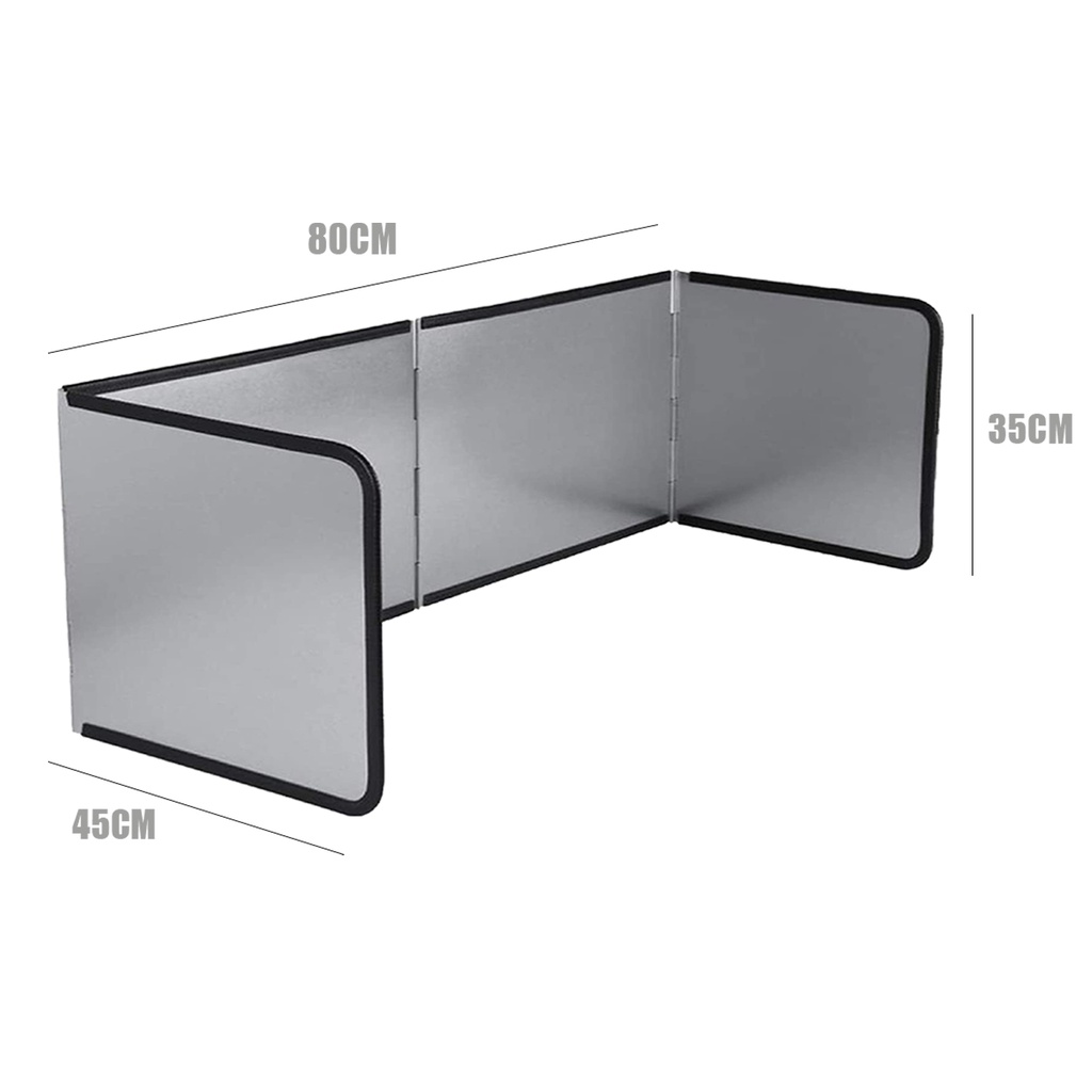 Folding Kitchen Stainless Steel Oil Baffle Foldable Kitchen Oil Splash ...