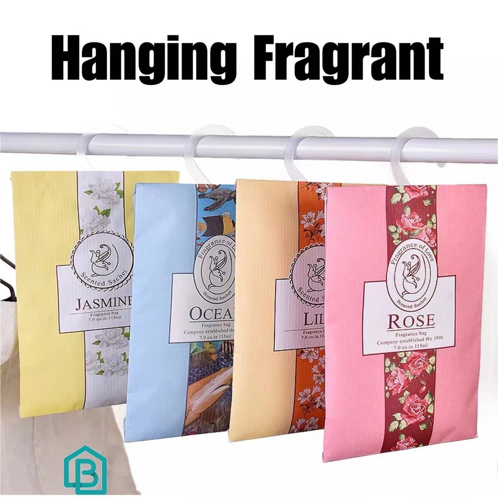 Wardrobe Cabinet Air Freshener Fragrance Pewangi Scented Sachet Hanging ...