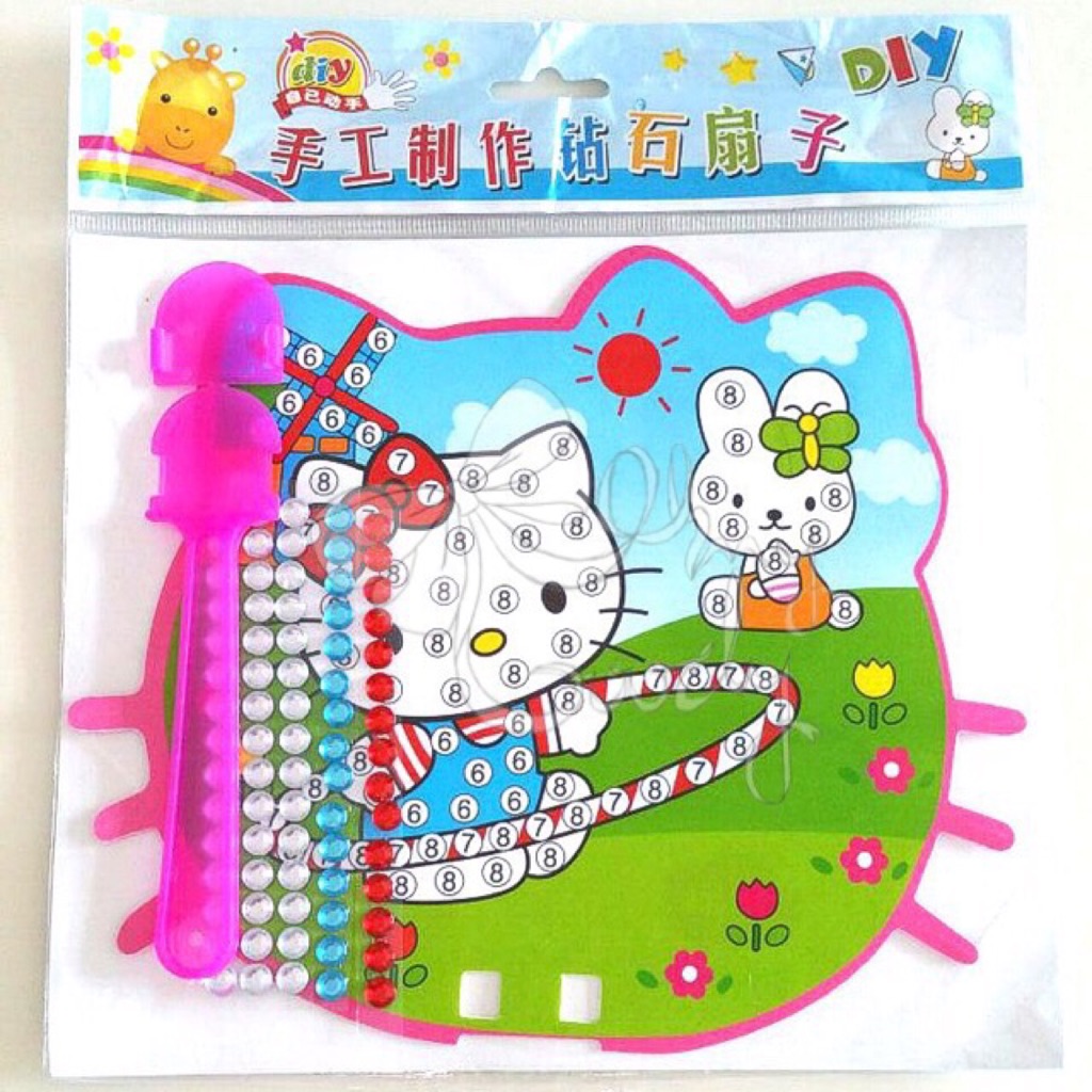 Hello Kitty DIY Fan | Shopee Singapore
