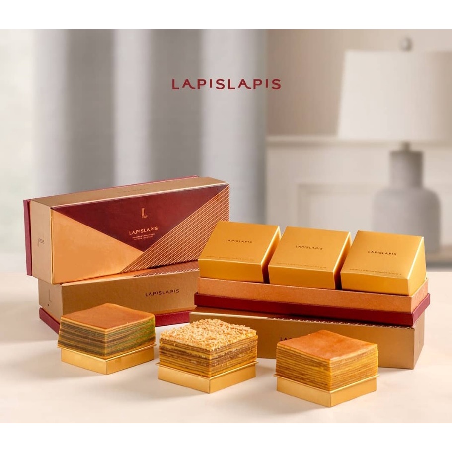 LapisLapis Brand Lapis Legit Original / LapisLapis Indonesia / Cake Lapis / Layered Cake / Kue ...