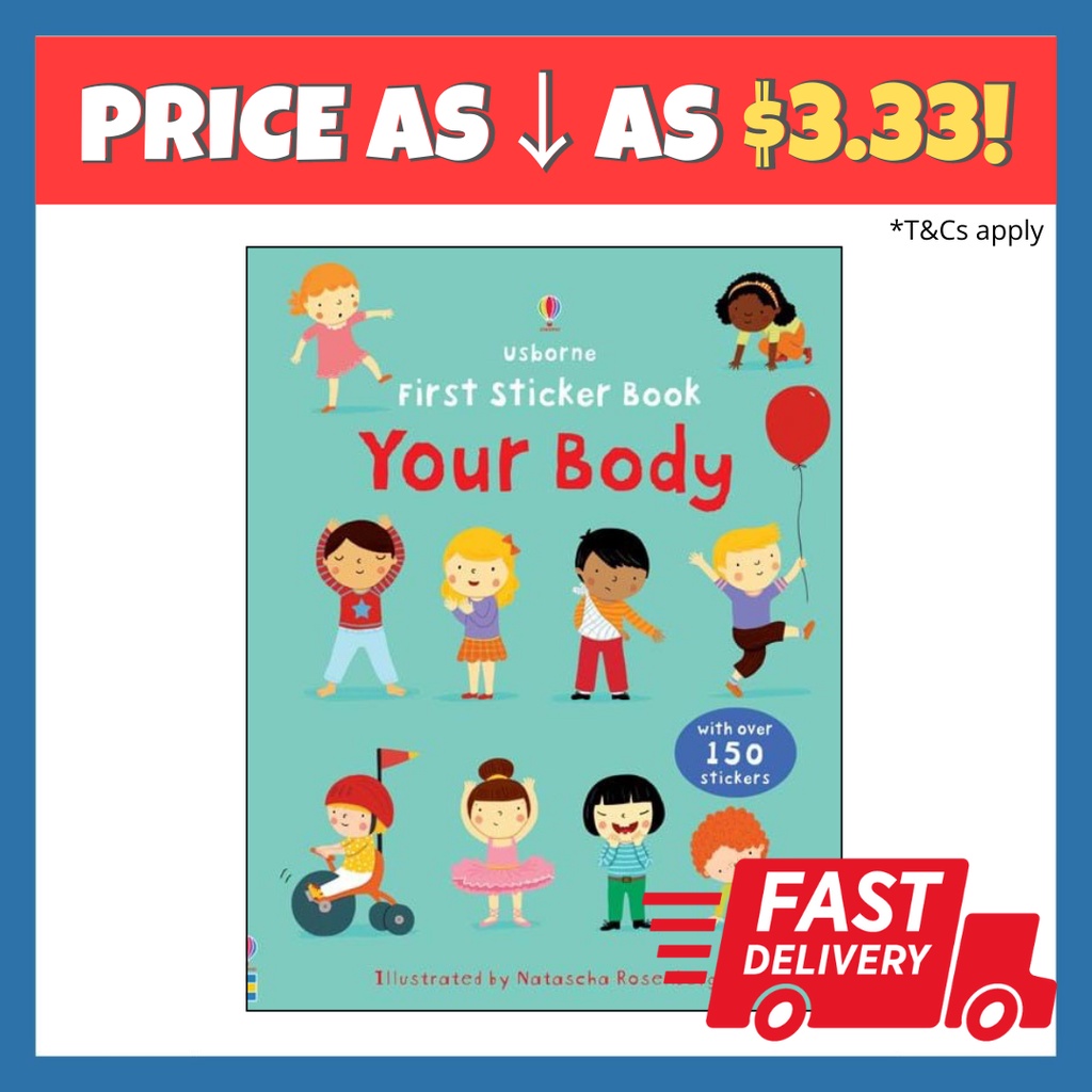 (Your Body) Usborne First Sticker Book Kids Sticker Books Children ...