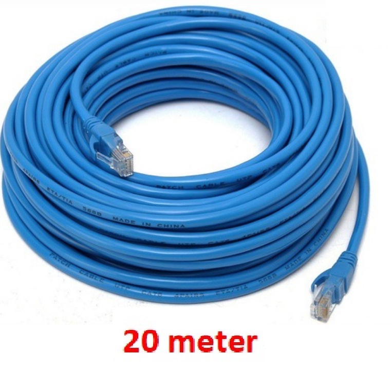 3M/5M/10M/15M/20M/30M RJ45 CAT 6 Patch Cord LAN Network Cat6 Gigabit Ethernet Cable | Shopee ...