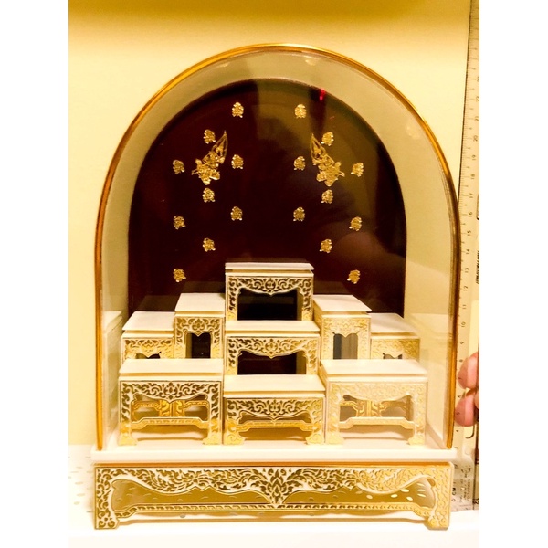(SG READY STOCK) Amulet Buddha Statue Bucha Display Case Mini Altar( 2 ...