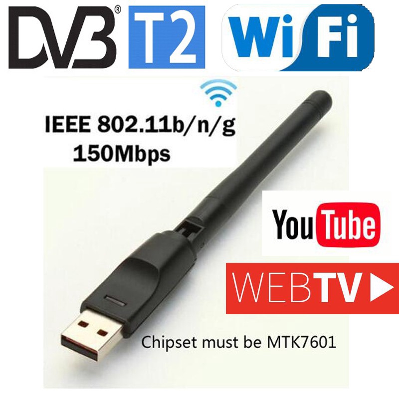 MTK 7601 RTL8188EU WIFI Dongle Wireless Network Adapter For Pc And Dvb ...