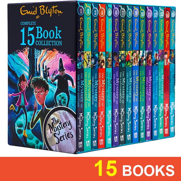 [SG STOCK] Enid Blyton The Mystery Series Box Set (15 Books) pack very ...