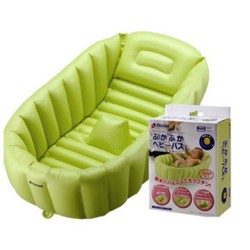 Richell Inflatable Safety Tub soft baby bath tub baby bath tub WITHOUT ...