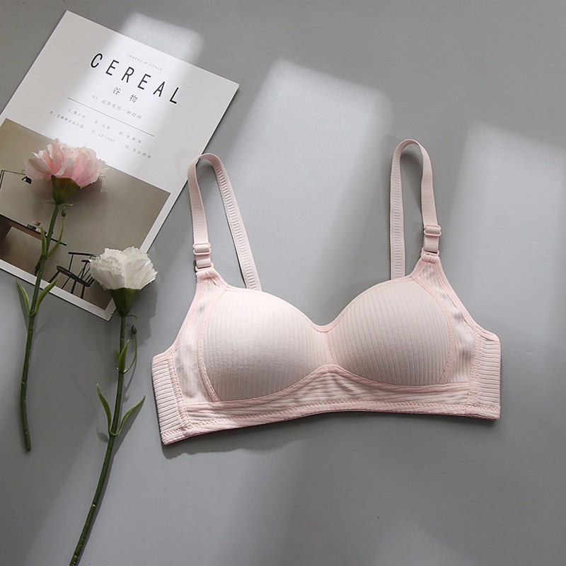 Comfortable Seamless Push Up Bras Women's Underwear Student Bra No ...