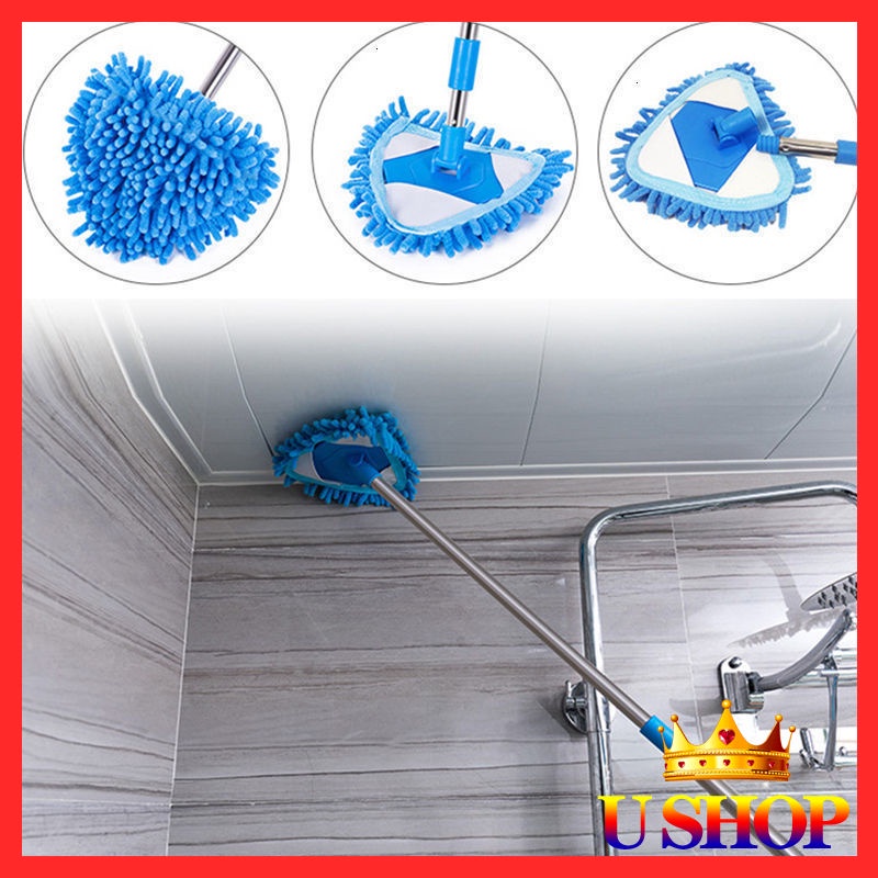 Mini mop household light cleaning wall kitchen bathroom ceiling tile ...