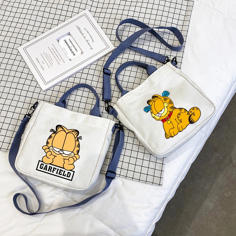 Garfield Crossbody Bag Tote Bag Student Bag Shopping Bag Shoulder Bag ...