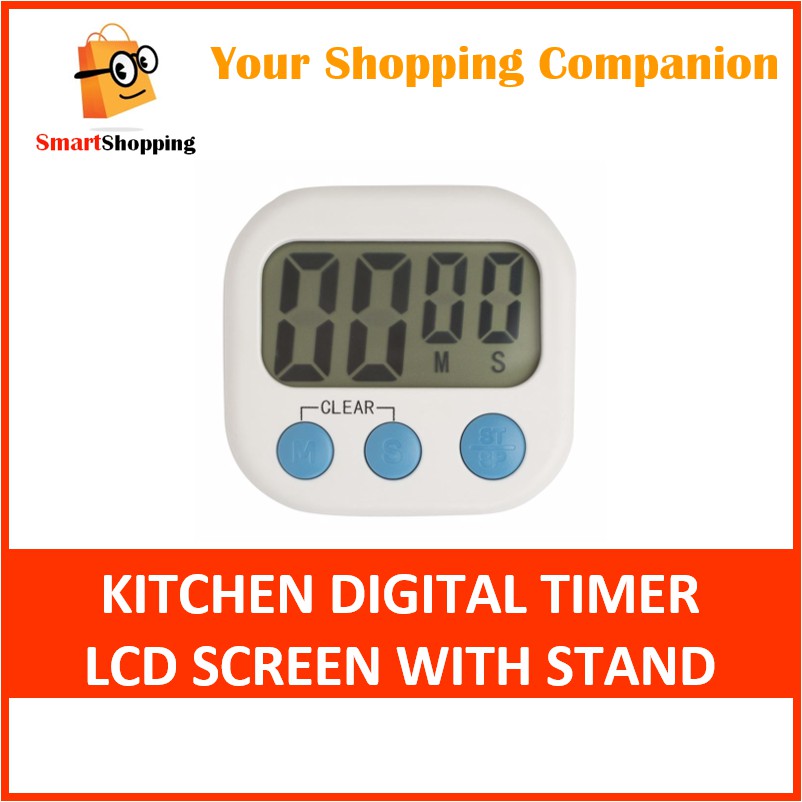 [SG Stock] Kitchen Timer Large LCD Magnet Digital Egg Cooking Cake ...