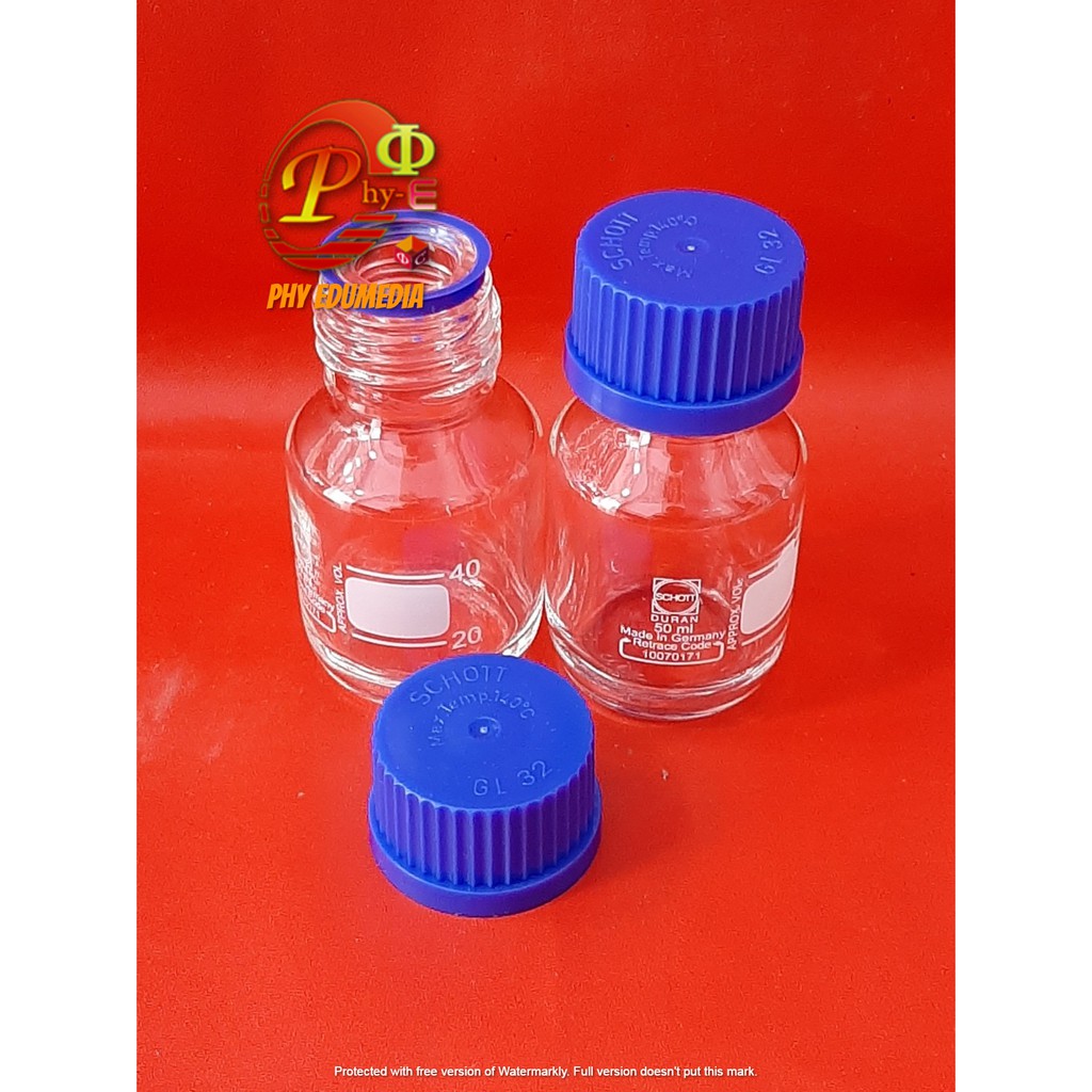50ml Laboratory Bottle / 50ml Laboratory Bottle / 50ml Sample Bottle ...