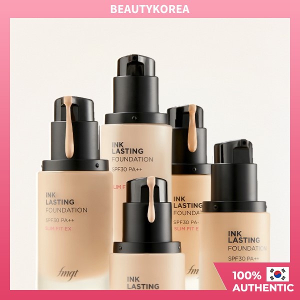 THE FACE SHOP Ink Lasting Foundation Slim Fit EX / Glow | Shopee Singapore