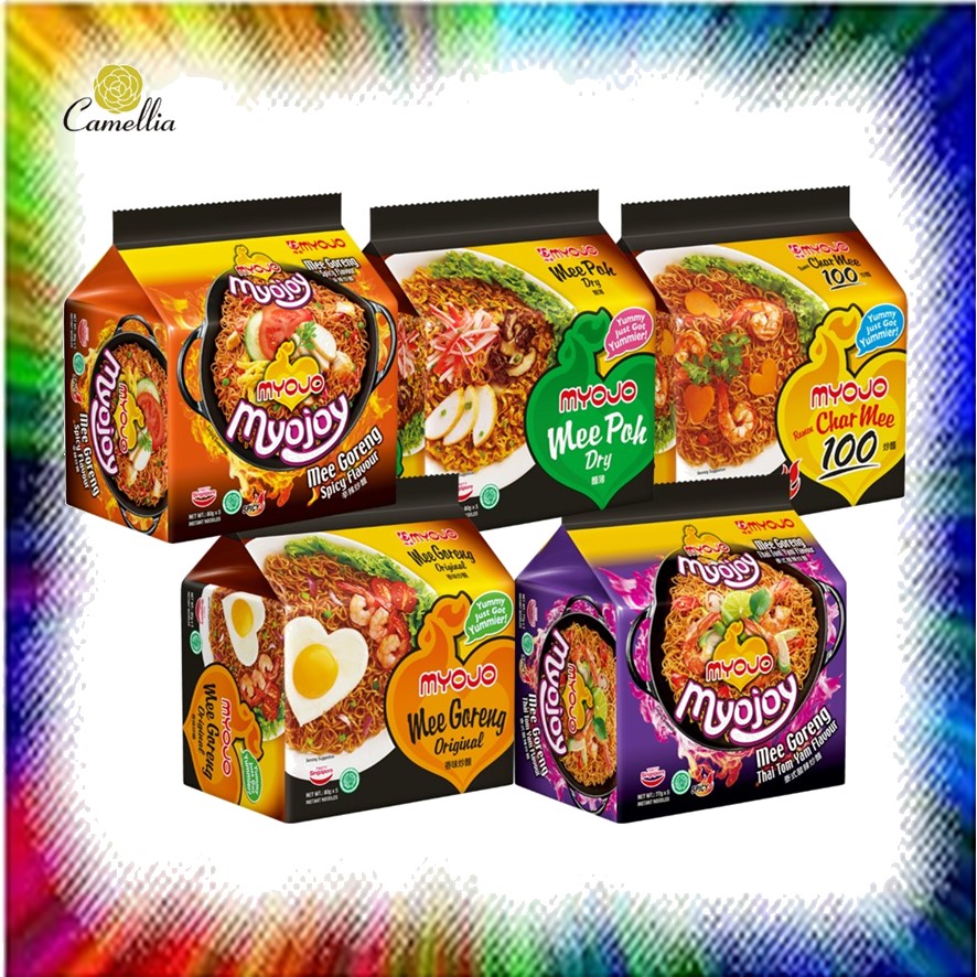 Myojo Mee Goreng Instant Noodles (HALAL) MEEPOH DRY / / CHARMEE 100 ...