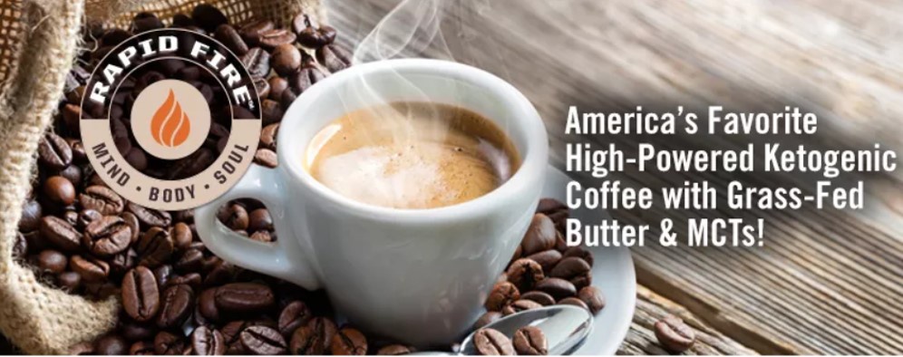 Rapid Fire Rapidfire Keto Coffee (Flavours: Original, Hazelnut, Caramel ...