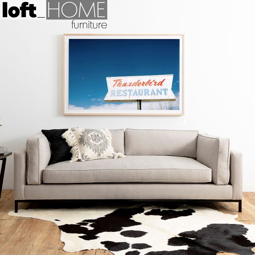 Loft Home Minimalist Fabric 2 Seater Sofa DANNY | Shopee Singapore