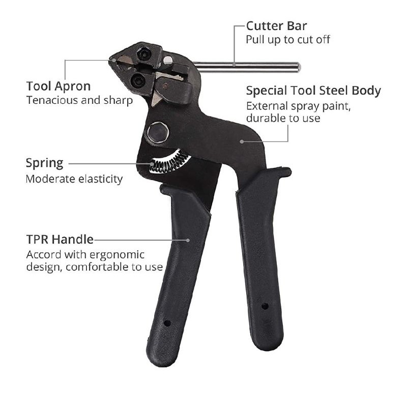 /Stainless Steel Tie Pliers Cutters Tools Wire | Shopee Singapore