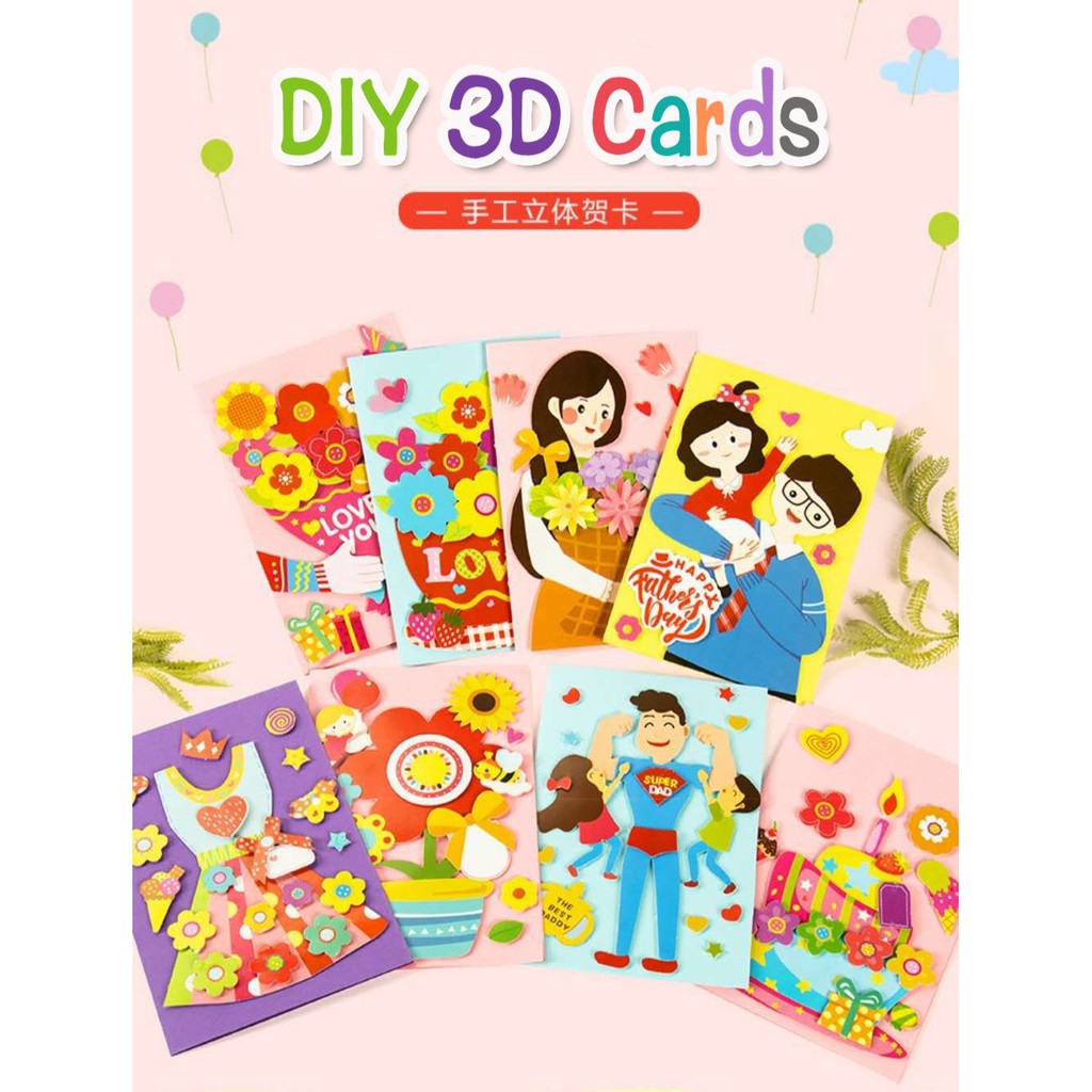 DIY card making kit, Father's Day, Teachers' Day, Mother's day ...
