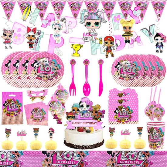 Lol party supplies store