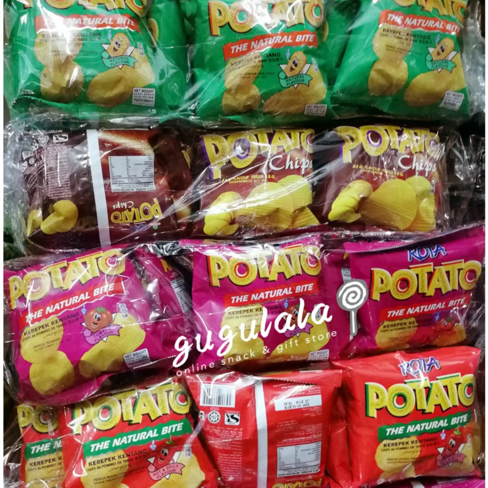 Rota Potato Chips (10 bags x 15g) | Shopee Singapore