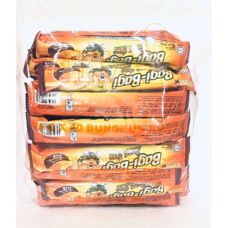 Bika Pikabagi Bagi Stick Corn Snacks 40pcsbag Halal Shopee Singapore