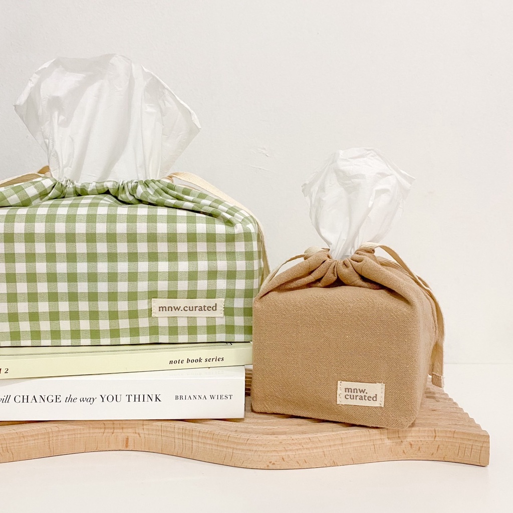 Fabric Tissue Case by mnw.curated (Aesthetic Tissue Holder from Korean ...