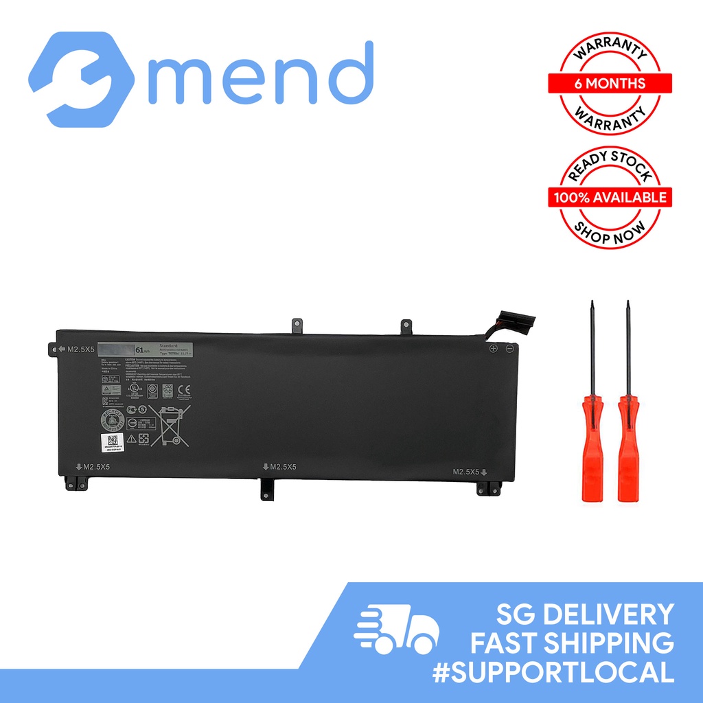 Dell Laptop Battery (Battery Model: TOTRM) | Shopee Singapore