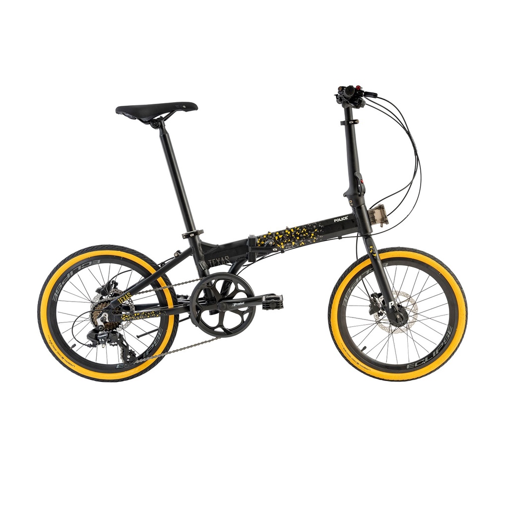 Element Folding Bike Police Texas 20 Inch 8 Speed Shimano Tourney ...