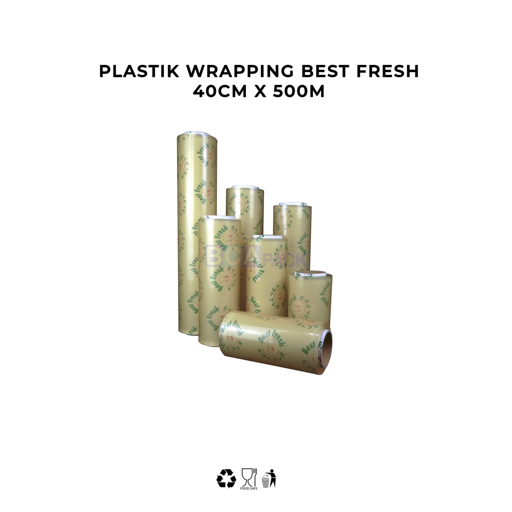Plastic WRAPPING FILM FOOD 40CM X 500M - FOOD GRADE - BEST FRESH ...