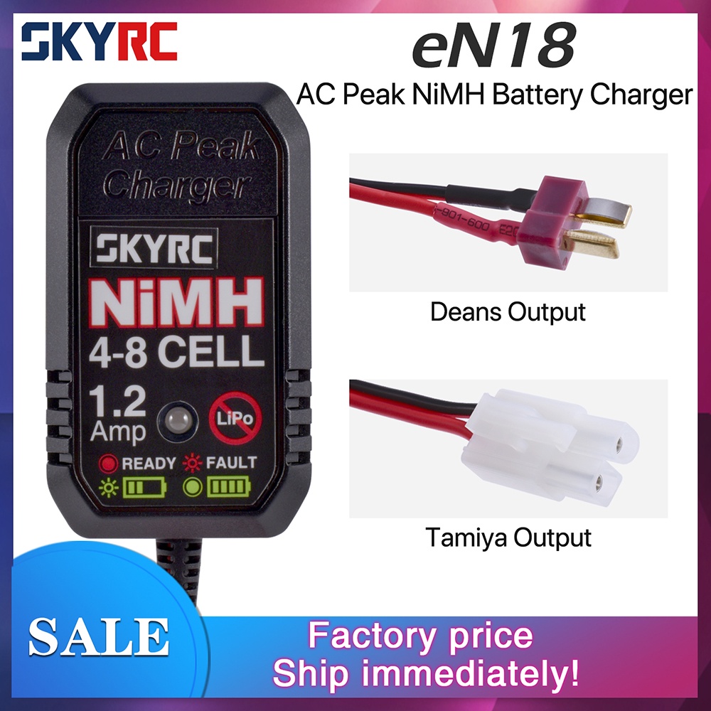 SkyRC eN18 NiMH RC Car Peak Battery Charger 4S-8S 4.8V-14.4V Fast ...