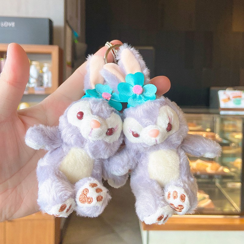 Disney Fashion Rabbit StellaLou Keychain Creative Birthday Gifts Cute ...