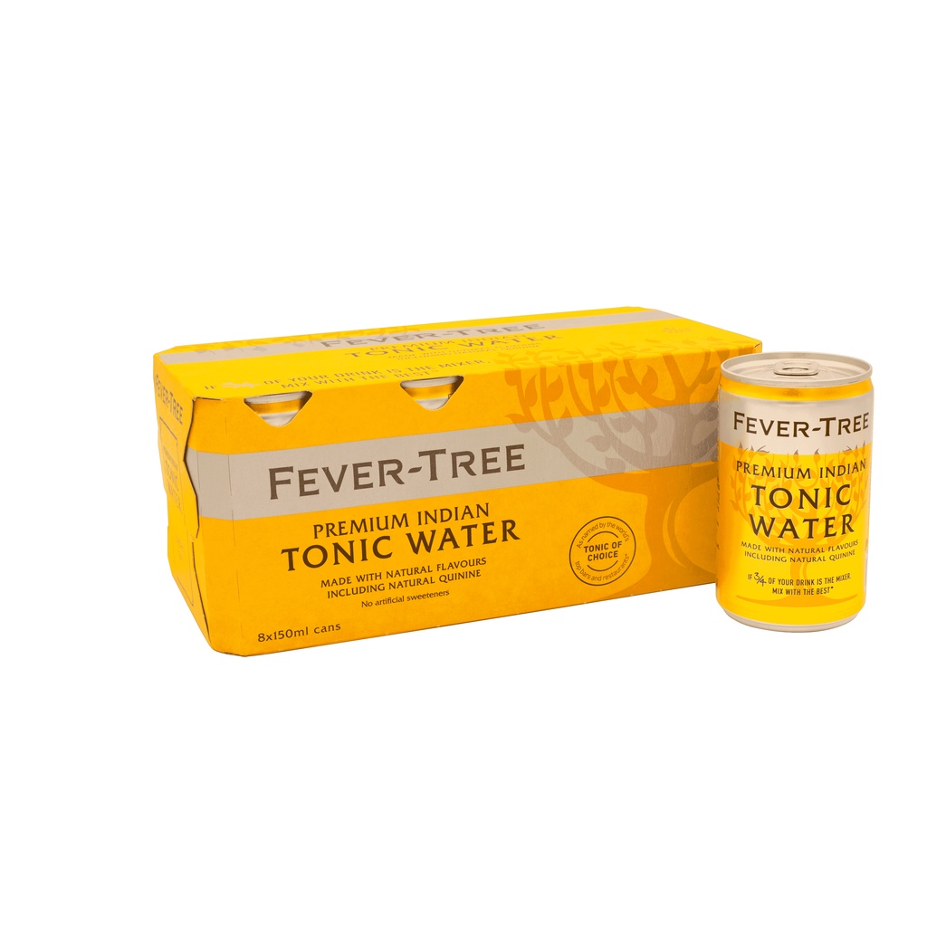 Fever Tree Indian Tonic Water Cans, 150Ml [Bundle Of 8] | Shopee Singapore