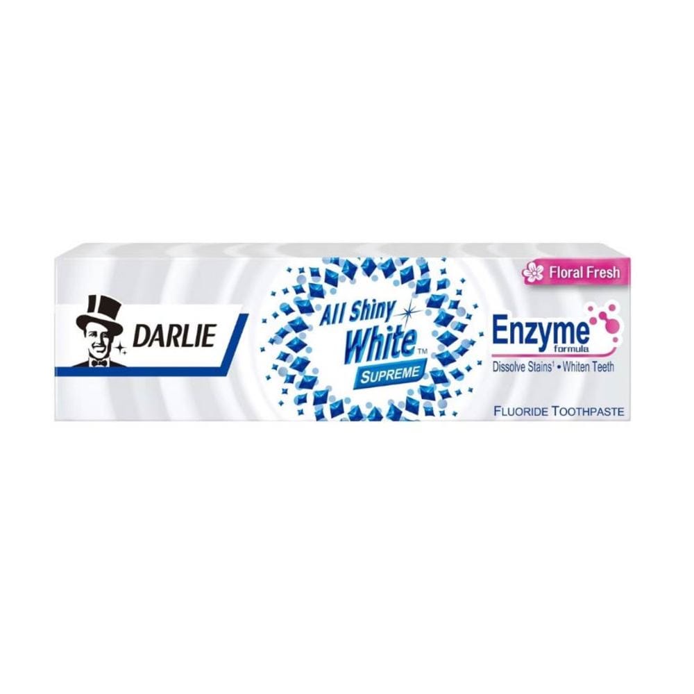 DARLIE All Shiny White Supreme Enzyme Whitening Toothpaste (Floral Mint ...