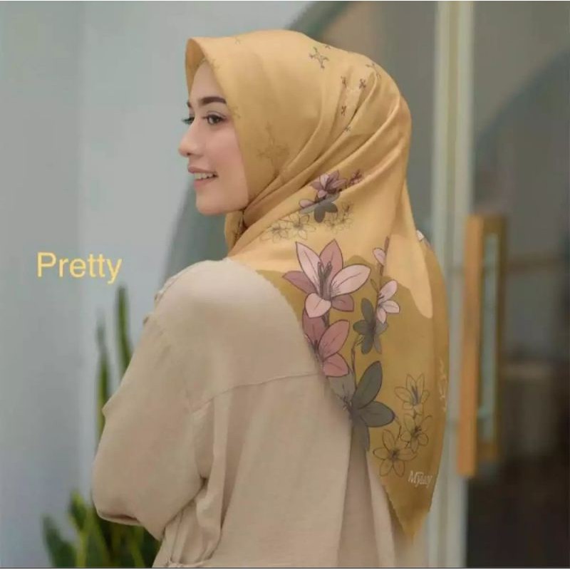 PREMIUM VOAL RECTANGULAR VEIL / PRETTY MOTIF JILAB / HIJAB BUTTON SCARF ...