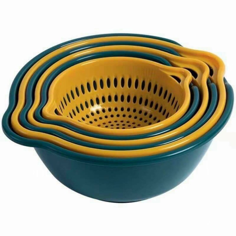 Plastic Basket Set of 6 Piece Plastic Basket Set with Pot of 6 Piece ...