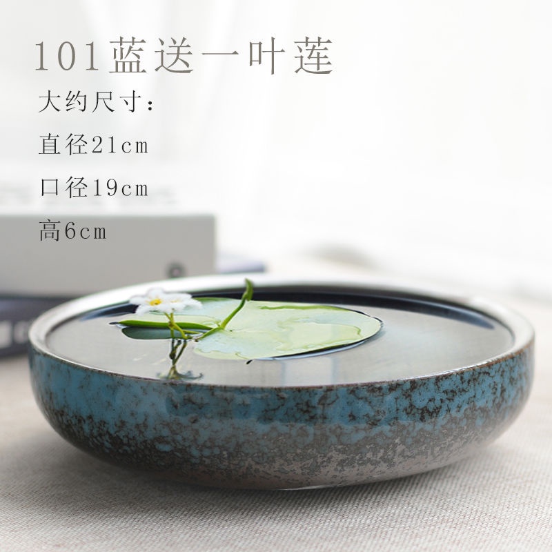 Large-caliber ceramic flowerpot, large water tank, lotus pot, lily bowl ...
